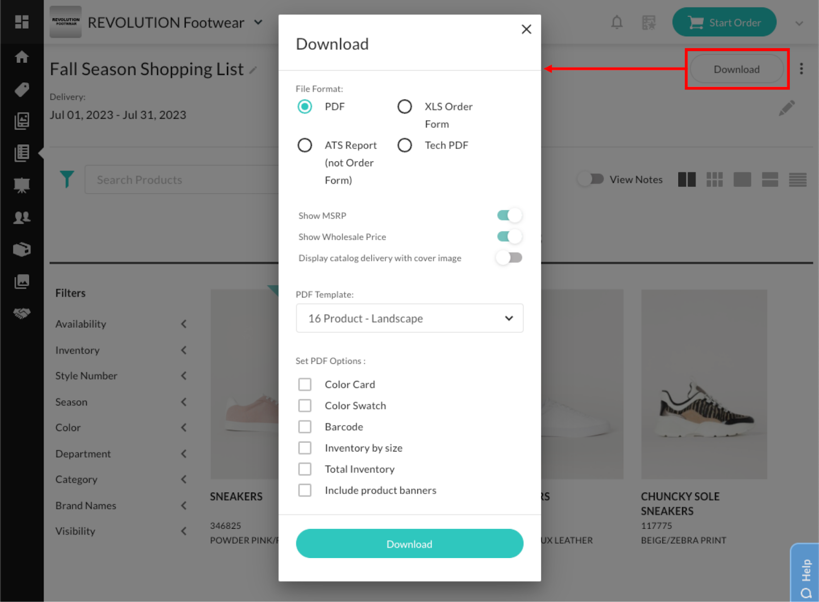 Custom Lists for buyers – NuORDER Help Desk Home