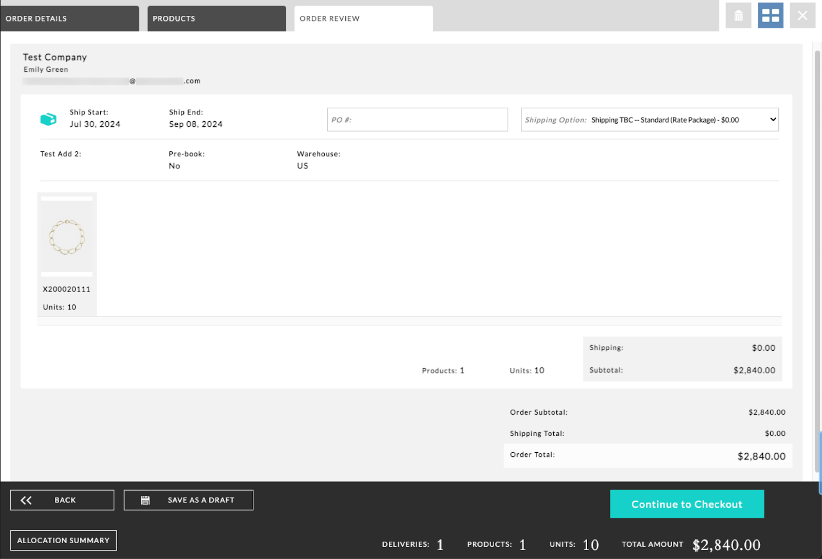 Order checkout overview – NuORDER Help Desk Home