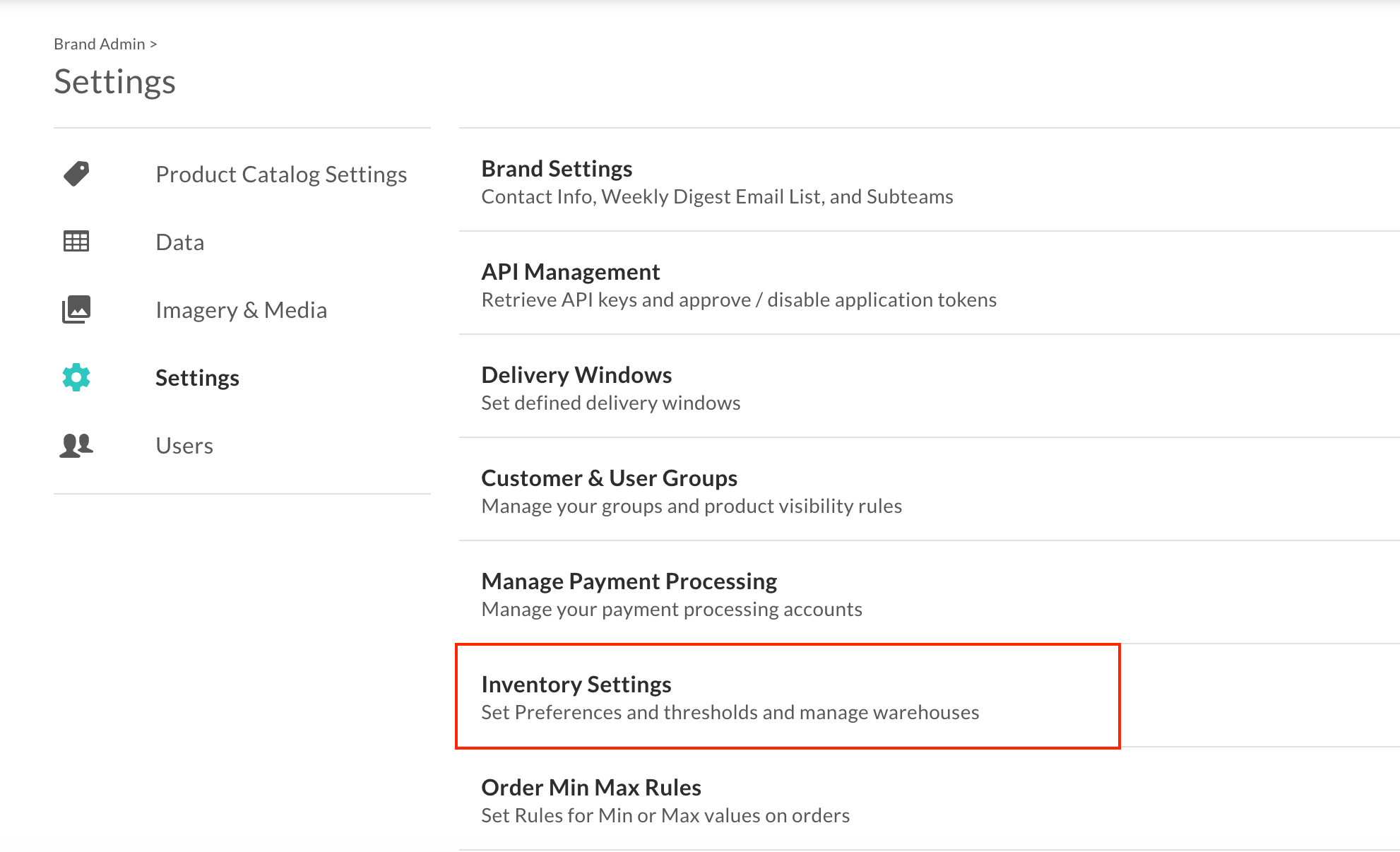 Manage and assign your warehouses – NuORDER Help Desk Home
